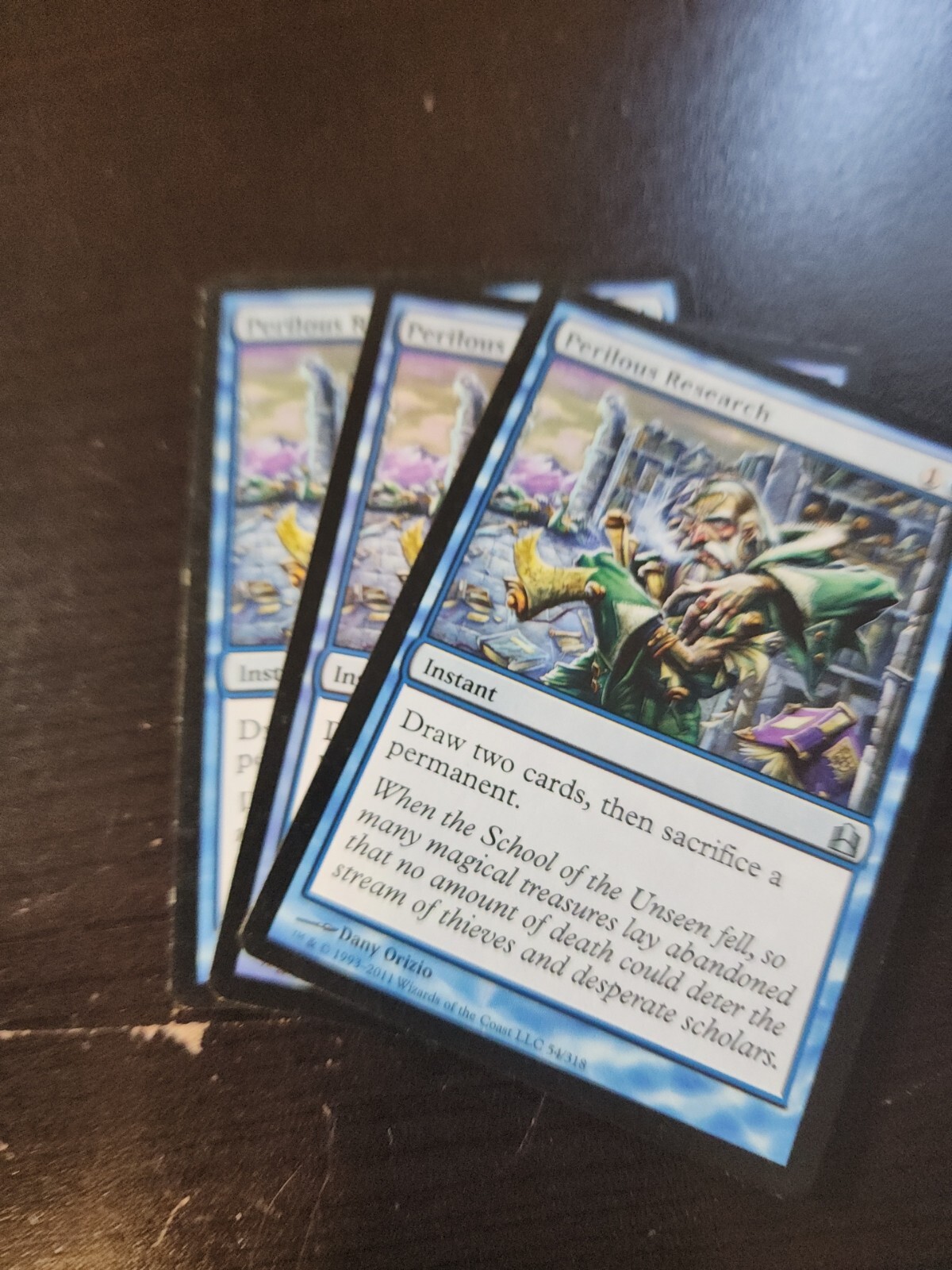 3x PERILOUS RESEARCH x1 mtg NM Commander 2011 Unc m13 | eBay