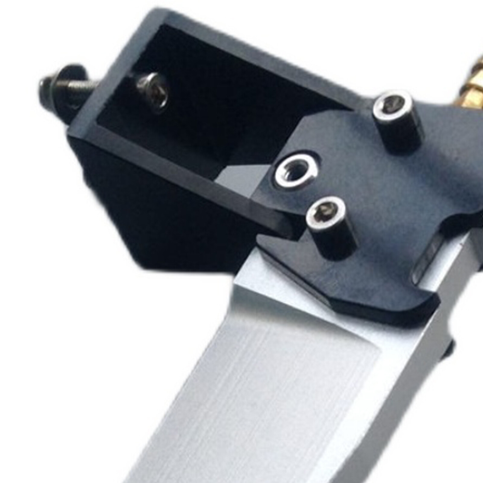 96mm Aluminum Dual Water Pickup Inlet Steering Rudder for RC Boat ...