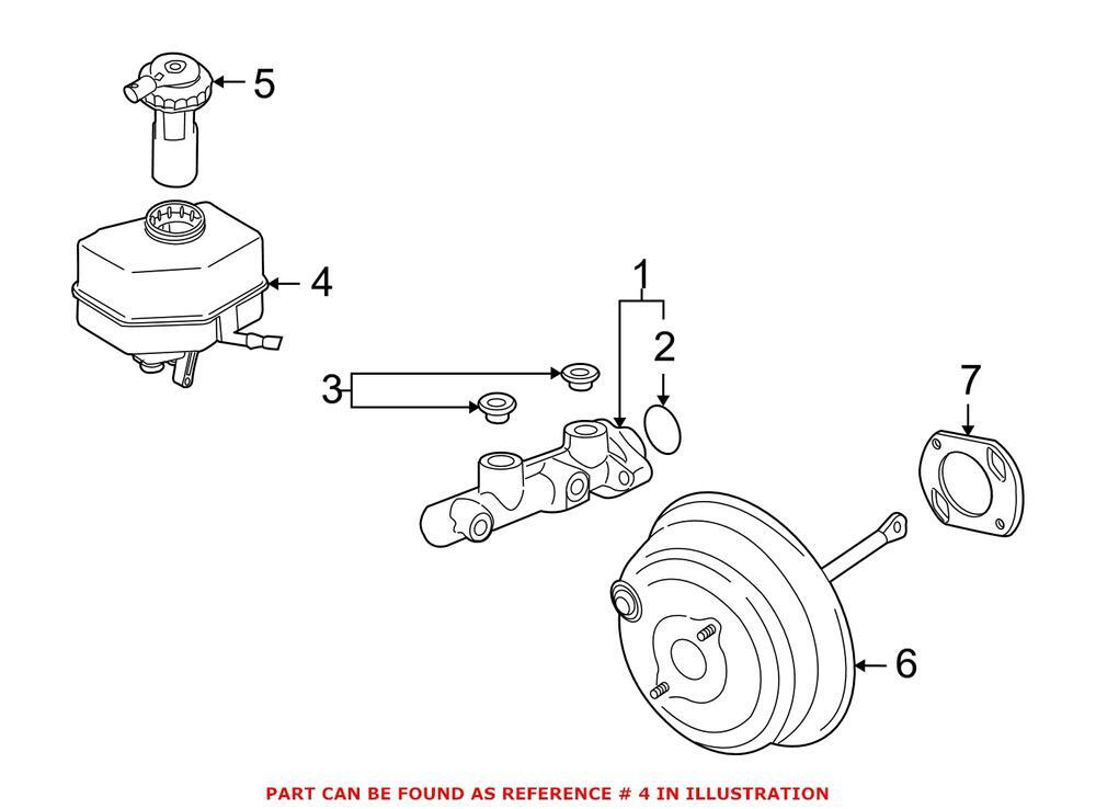 Brake Master Cylinder Fits 2007-2015 BMW X5 34336772930 OEM for sale ...
