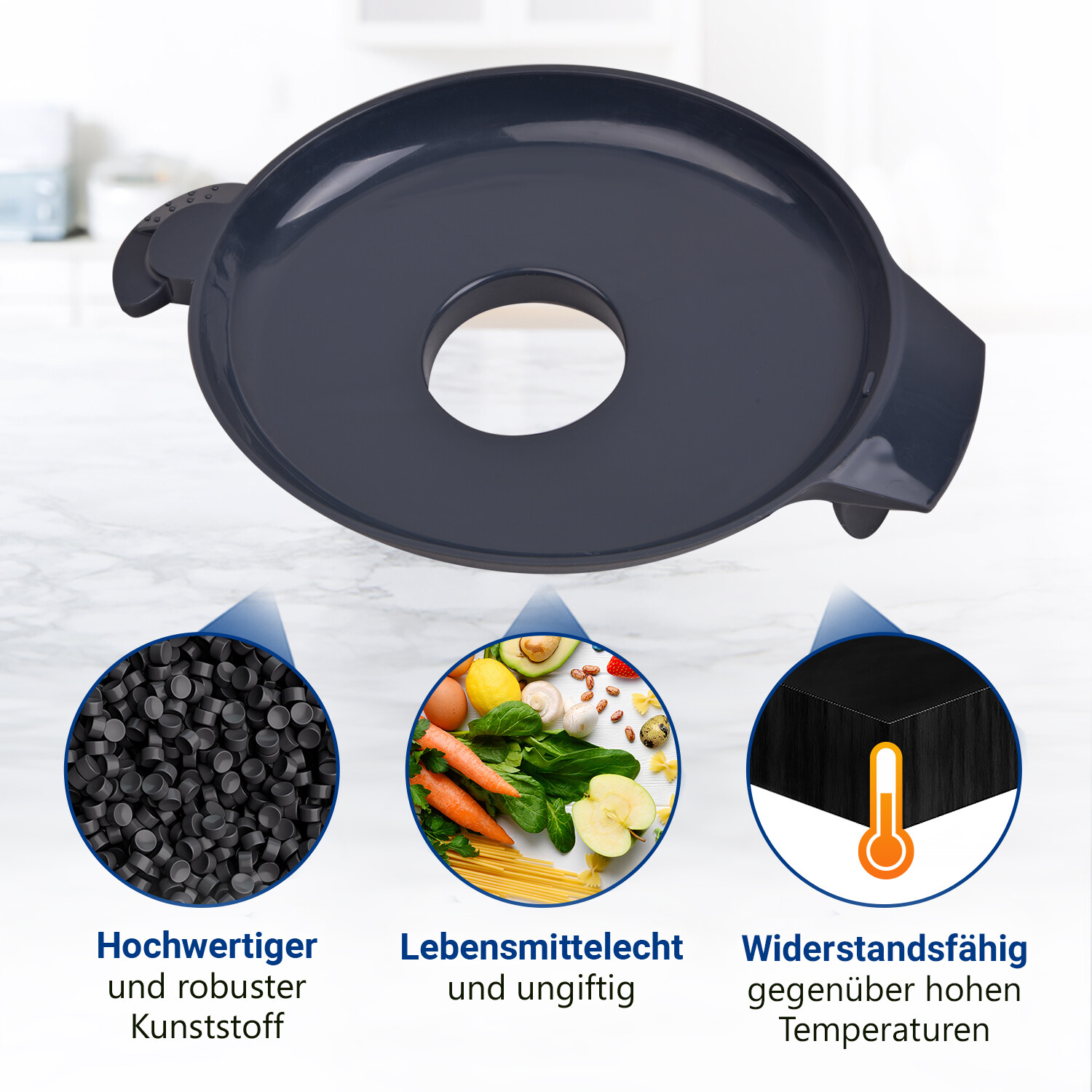 Deckel Mixtopfdeckel Abdeckung kompatibel mit TM21 TM 21 Thermomix ...