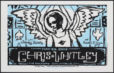 Chris Whitley Johnny Society 2003 The Factory Columbus Poster Will ...