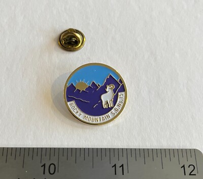 Rocky Mountain School No. 15 - Round Collector Pin | eBay