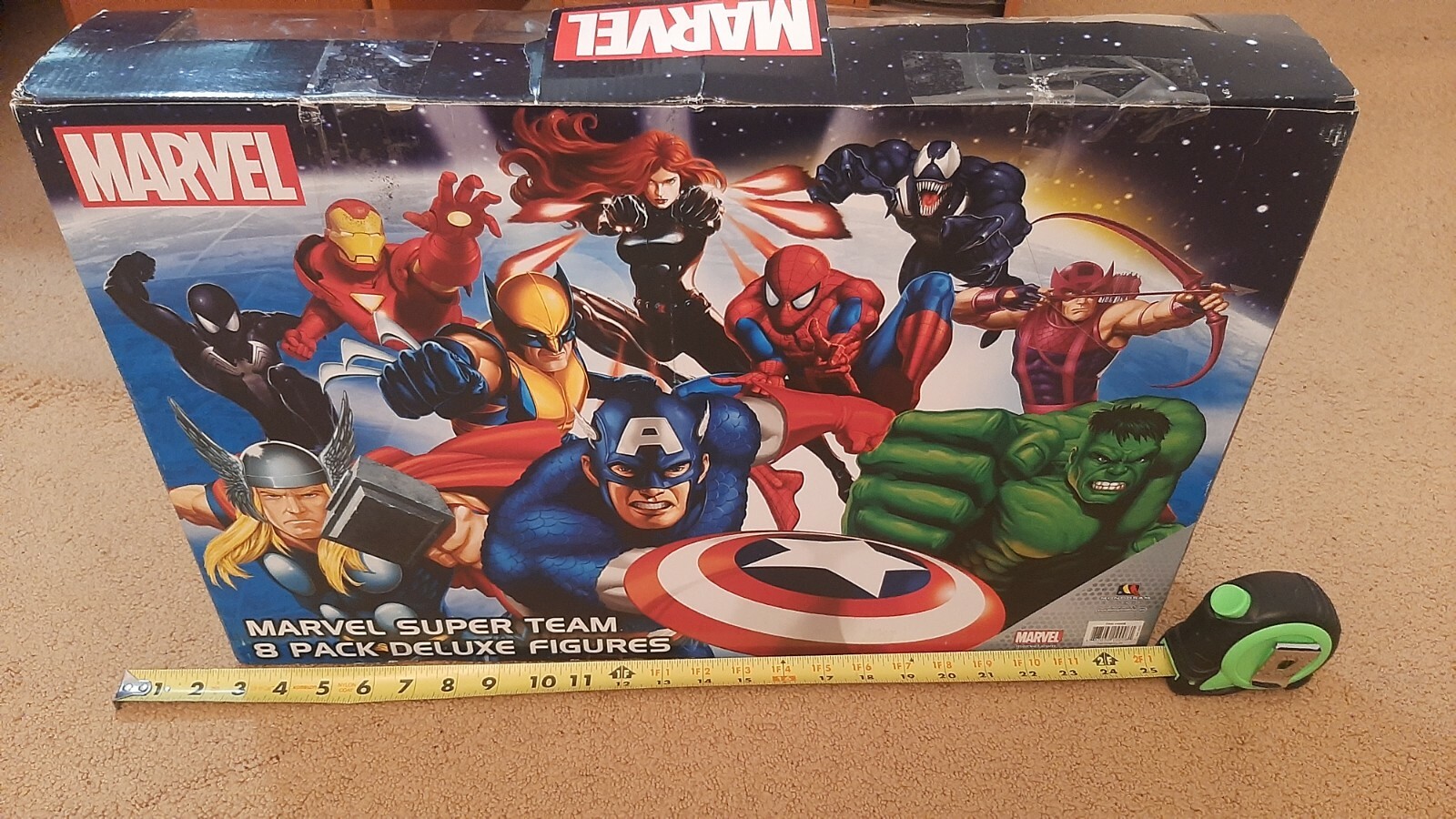 Marvel Super Team 8 Pack Collection Deluxe Figures 2012 Monogram Iron ...