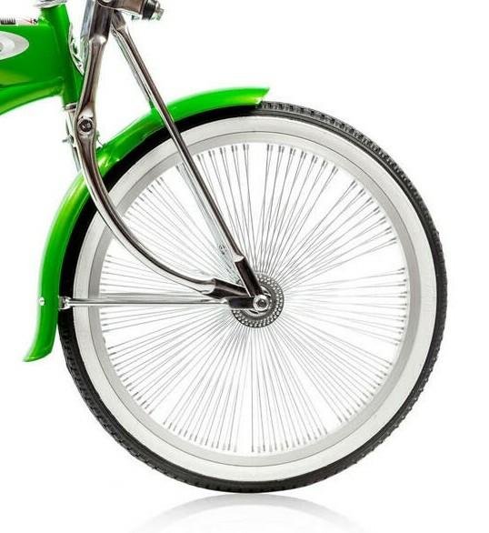 Lowrider 20" Banana Seat Cruiser Bicycle 140 Spokes Fan Rims Classic ...