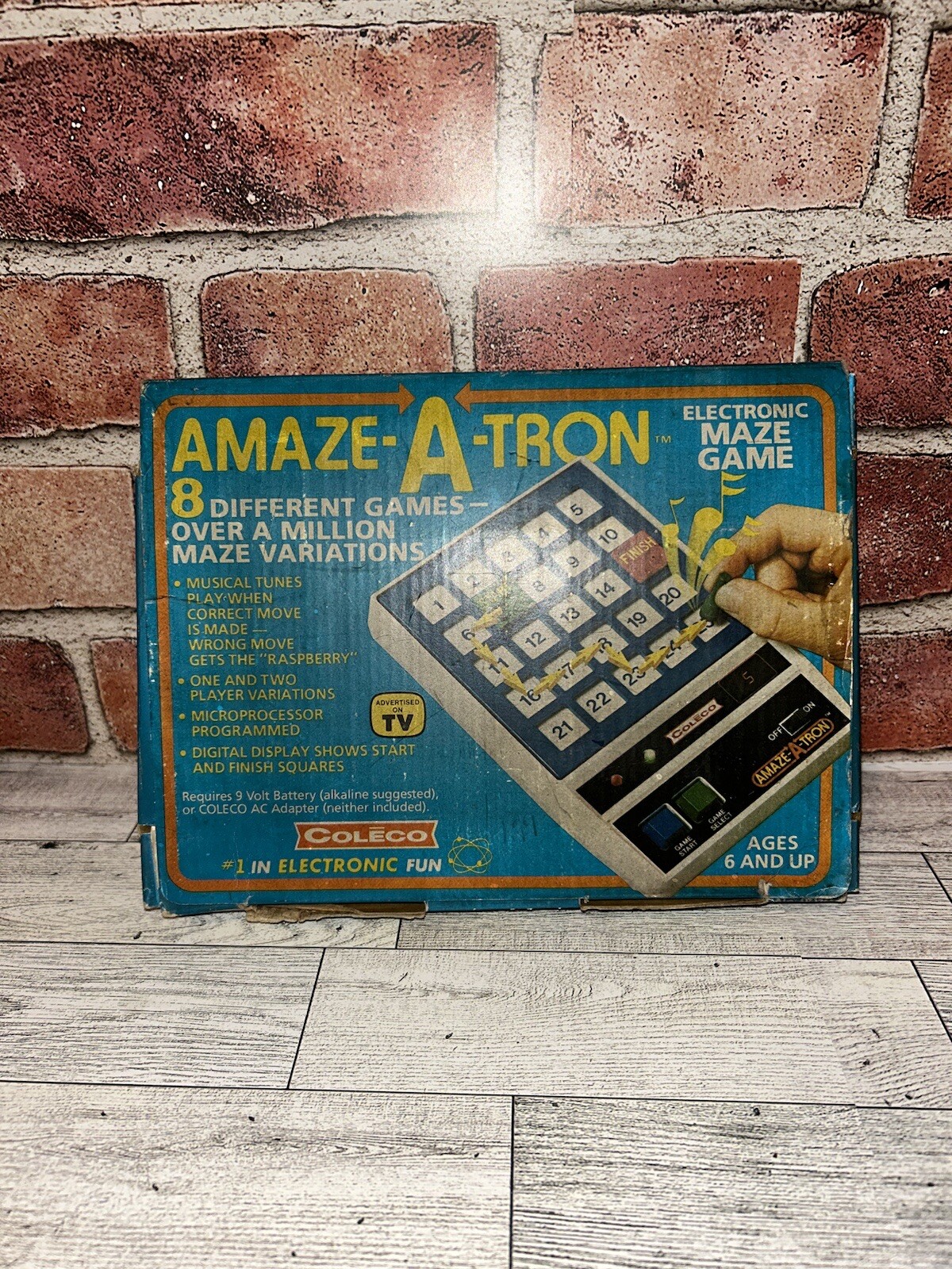 1978 Vintage Coleco AMAZE-A-TRON Electronic Maze Game With Original Box ...