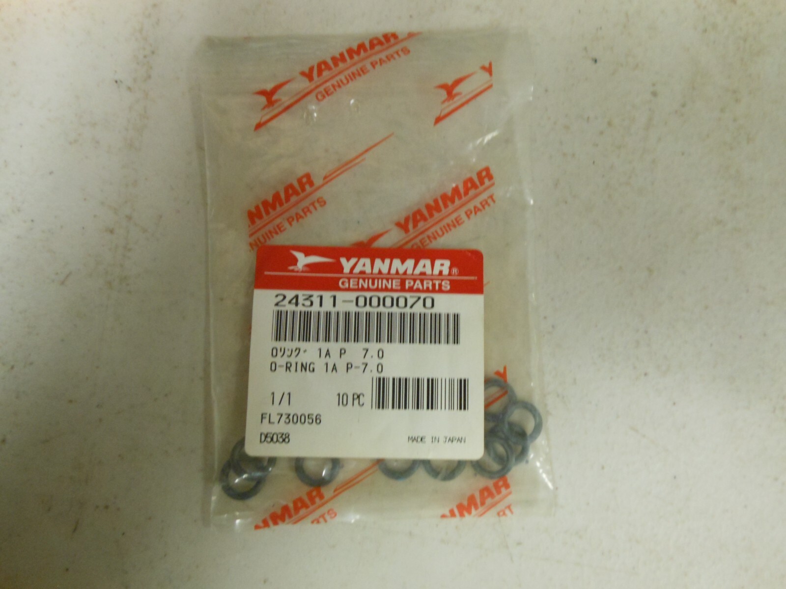 Yanmar 24311-000070 Lifter O-ring Seal for sale online | eBay