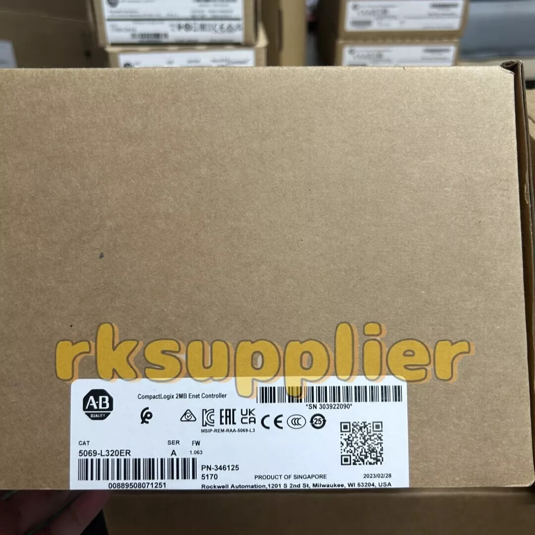 Allen Bradley 5069-L320ER Compactlogix Enet Controller AB 5069L320ER ...