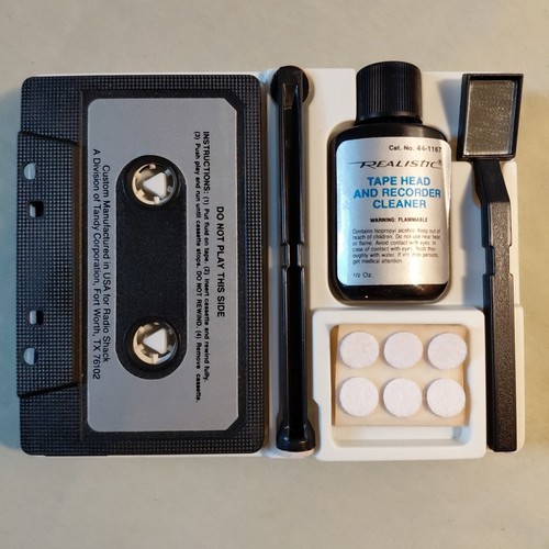 Cassette Tape Head And Recorder Cleaning Kit New Opened Box | eBay