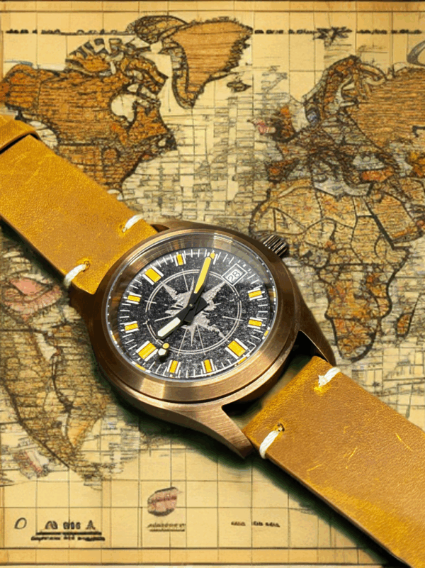 Sevin Compass Rose Brass Automatic Watch | eBay