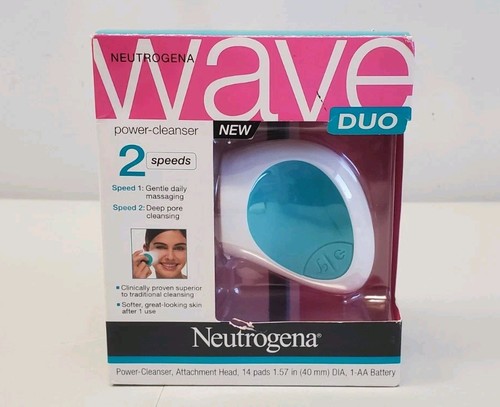 Neutrogena Wave Duo 2-Speed Power Cleanser And 14 Foaming Pads New | eBay