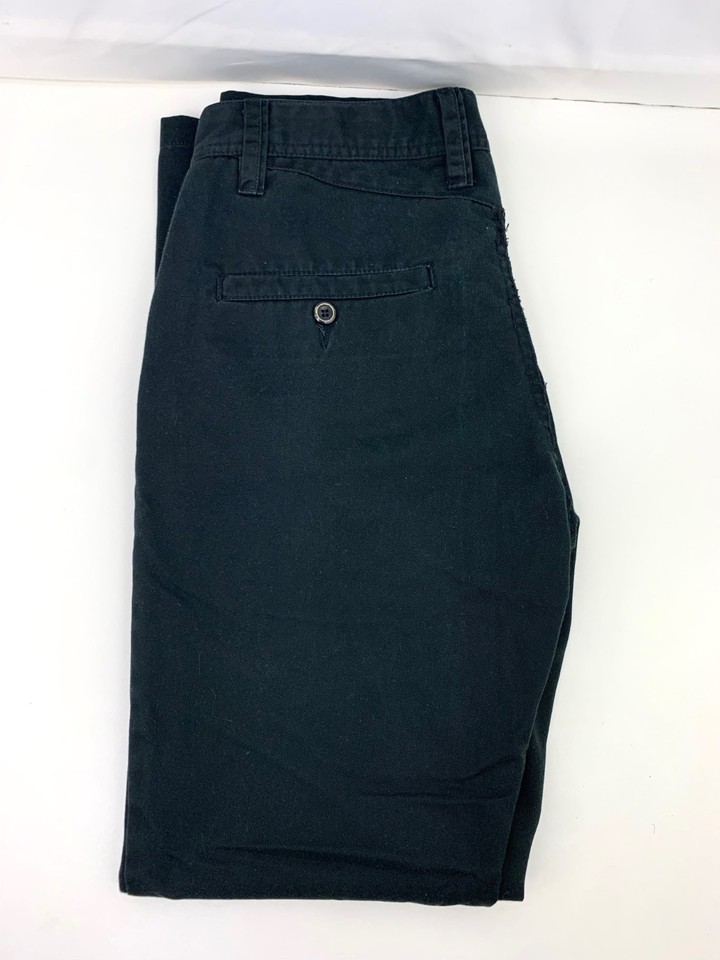 Volcom Straight Khaki Pants Slacks - Mens 30 Black | eBay