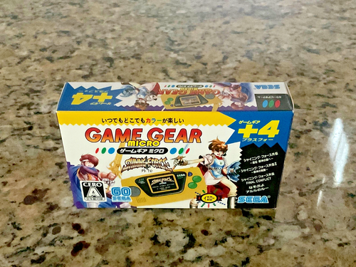 Sega Game Gear Micro Mini yellow 4 collection Games Preloaded Japan | eBay