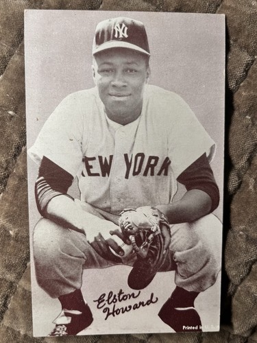 Elston Howard 1956 Original Card Stock 3x6 Photo! New York Yankees | eBay