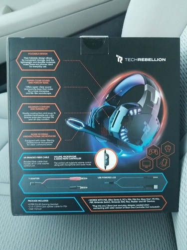 HYPER PULSE TECH REBELLION gamer headset | eBay