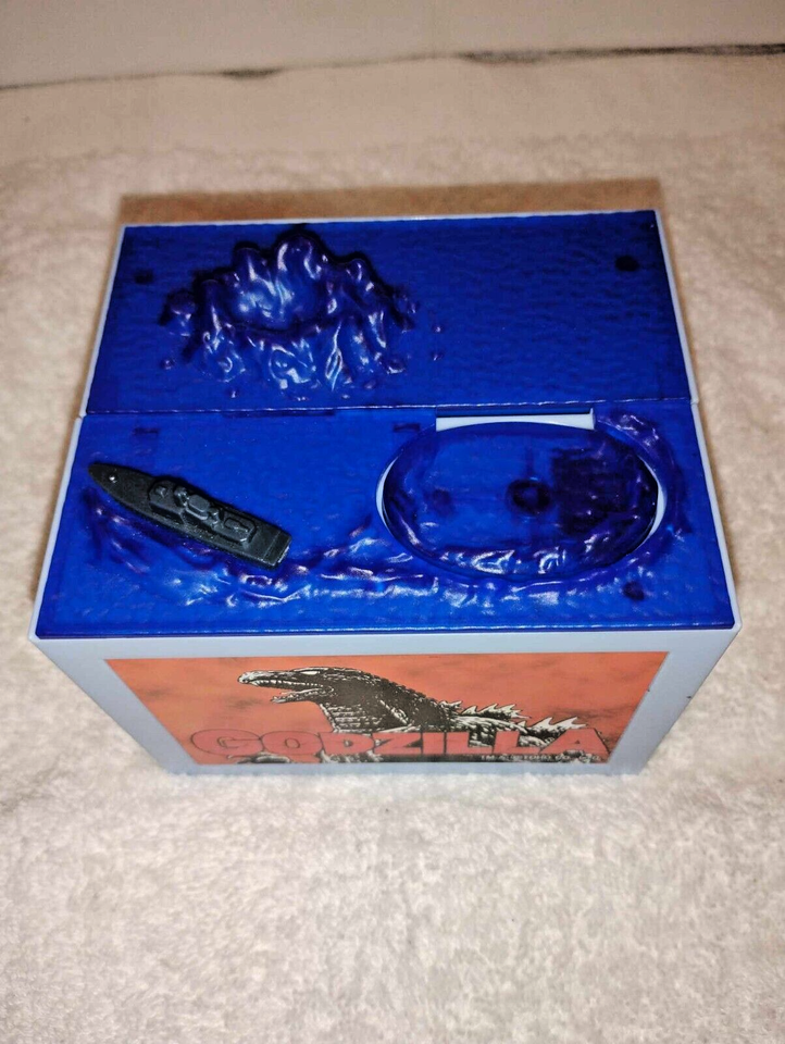 Godzilla coin bank Box LED Sound Gimmick Moving Figure Japan F S | eBay
