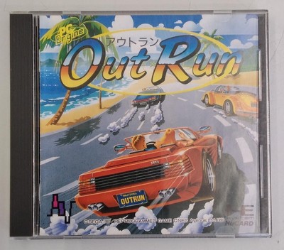 Out Run OUTRUN PC Engine Hu CARD NEC Avenue SEGA Game 1990 NTSC-J ...