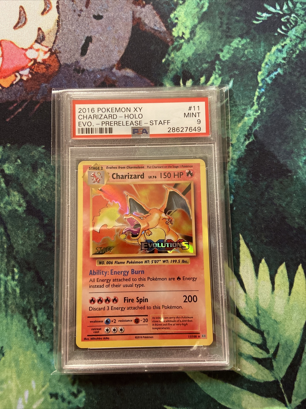 Charizard 2016 XY: Evolutions #011/108 Holo (Prerelease - Staff) Price ...