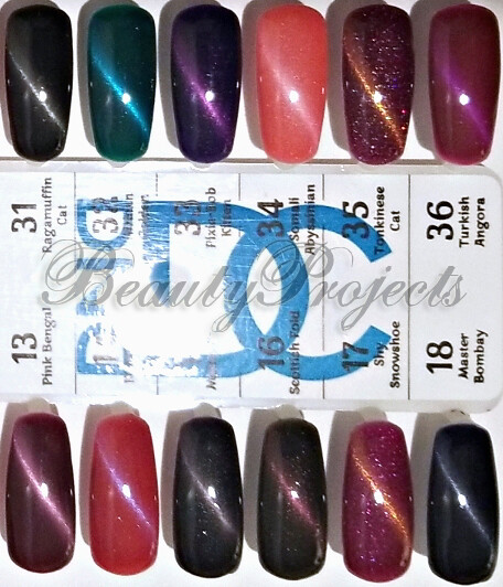 DND DC Cat Eyes African Golden 32 LED/UV DND Gel Polish .6oz Magnetic ...