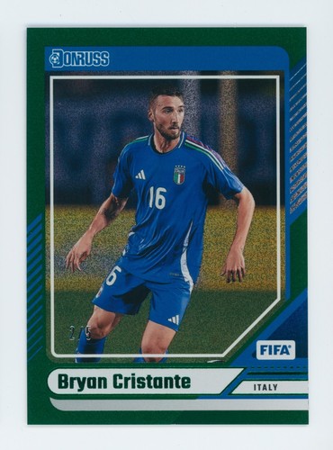 2024-25 Bryan Cristante Panini Donruss FIFA Green Foil Italy Soccer ...
