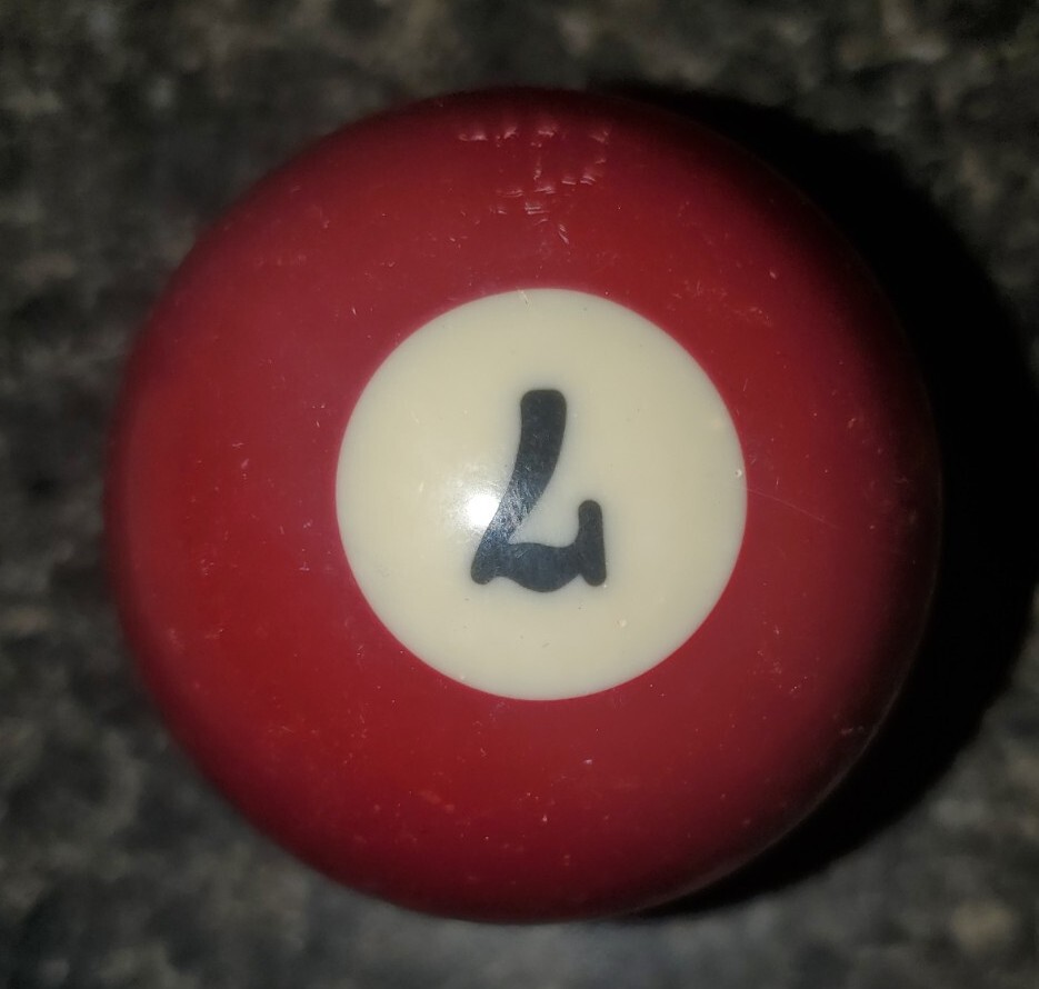 Replacement Regulation Pool Ball 7 Solid Maroon Ball | eBay