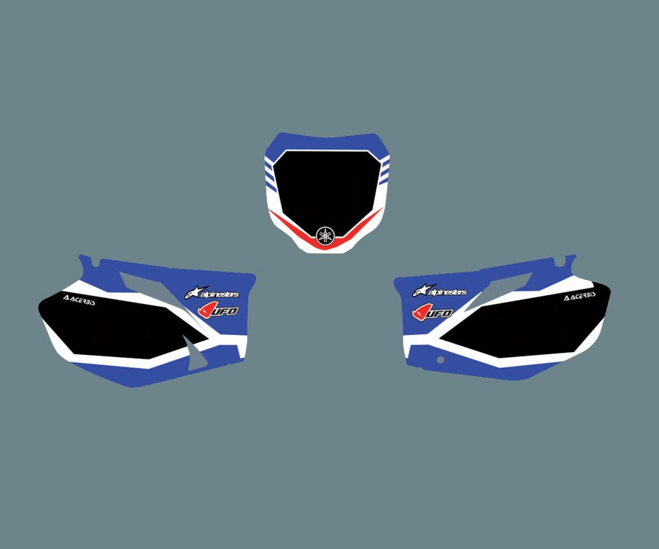 Graphics Kit Rockstar Decal For YAMAHA YZ250F YZ450F YZF250 YZF450 2003 ...