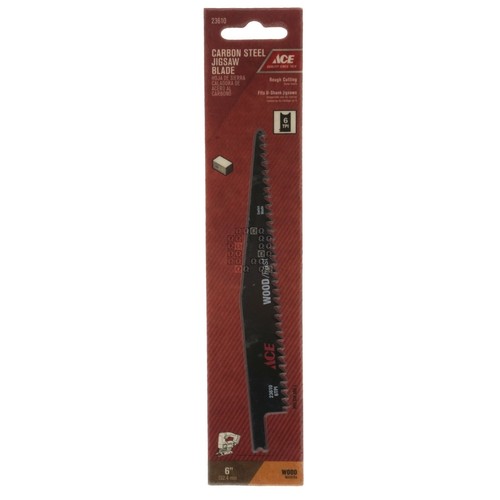 ACE Hardware 23610 U-Shank High Speed Steel Jigsaw Blades, 6TPI, 6 ...