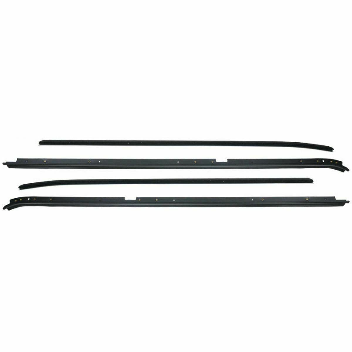 Inner & Outer Window Sweep Felts Seals Weatherstrip 4 Piece Kit Set for ...