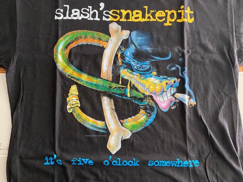 Vintage 1995 Slash's Snake Pit Guns N Roses Concert T-Shirt Original F ...