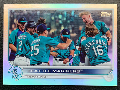 2022 TOPPS SERIES 2 SEATTLE MARINERS TEAM CARD SILVER FOIL #489 | eBay