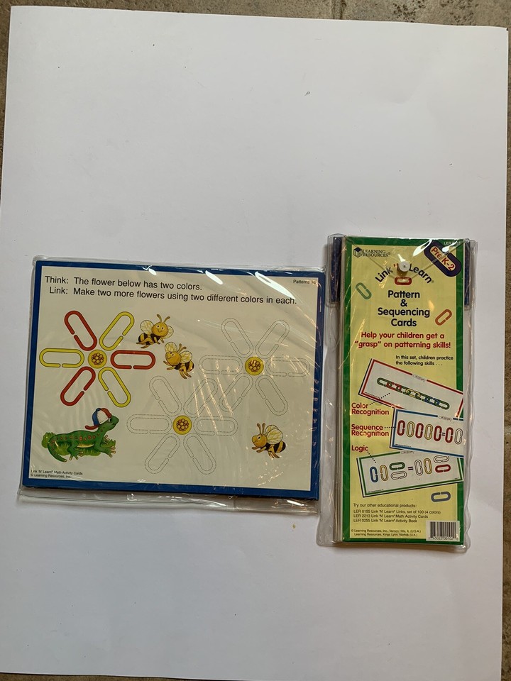 Link 'N' Learn Links by Learning Resources With Activity Book 500 Count ...