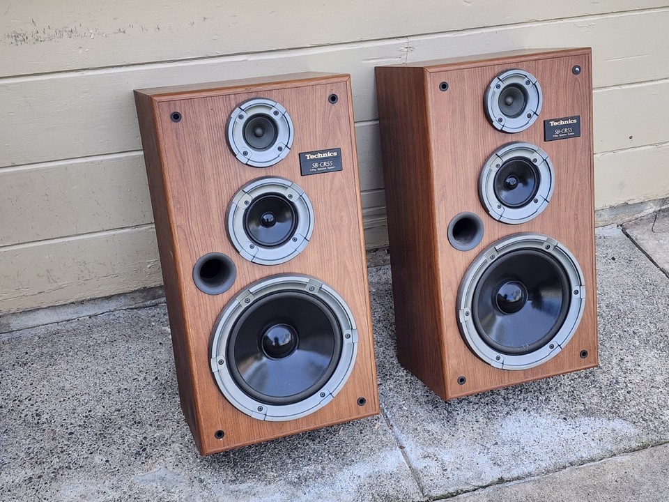 TECHNICS SB-CR55 home Stereo Speakers Very Nice - LOCAL PICKUP SAN JOSE ...