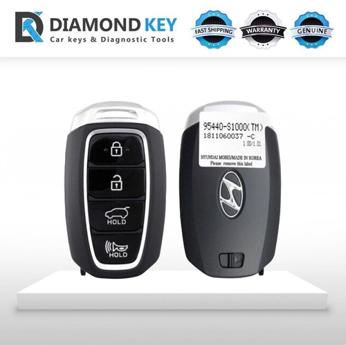 GENUINE HYUNDAI SANTA FE 2018-2020 SMART KEY 4BUTTONS 433MHZ-95440 ...
