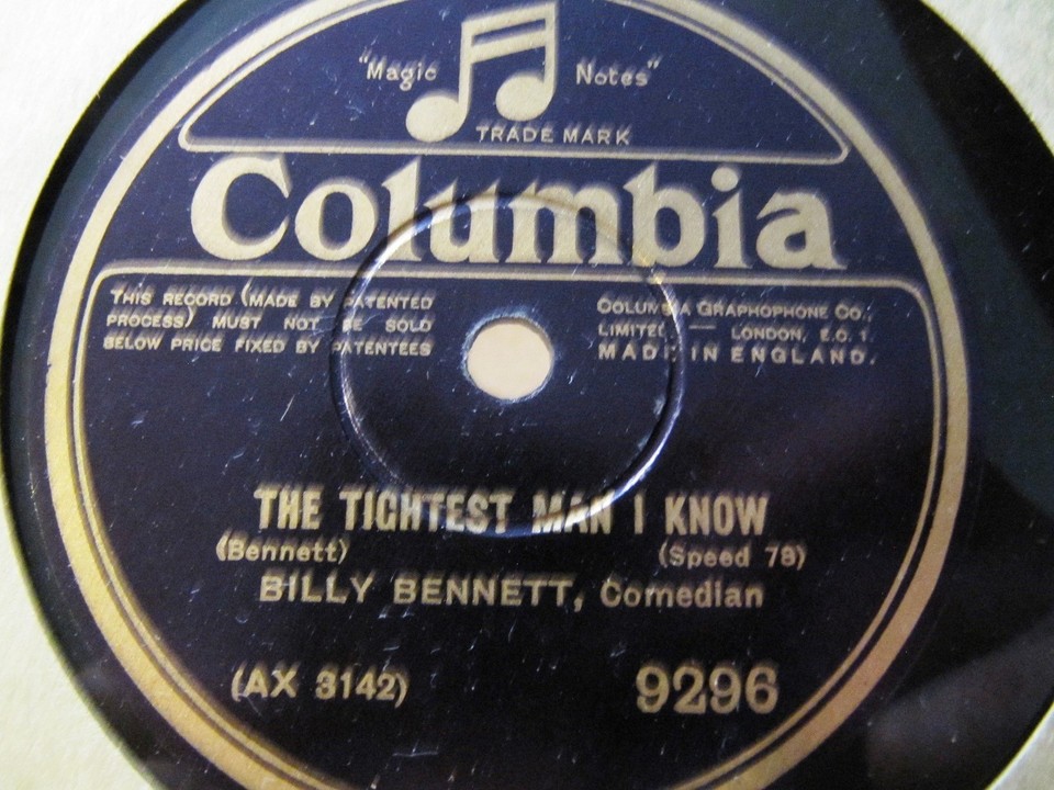 1928 Billy Bennett British Music Hall OGUL MOGUL Kanakanese Love ...