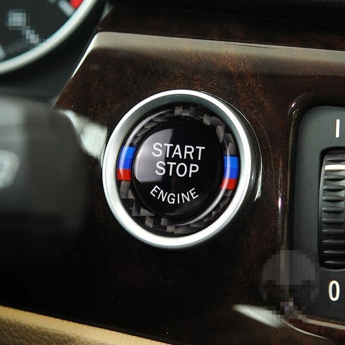 Carbon Fiber Engine Push Start Button Ring 06-12 BMW E90 E92 325i 328i 330i 335i | eBay