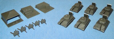VTG Milton Bradley 1975 WW2 Tank Battle Game Parts: US Shermans ...