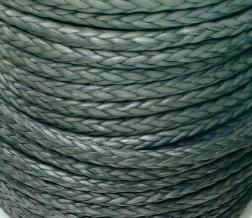 8mm X 30M Grey Dyneema sk75 Fiber Synthetic Winch yacht marine 4x4 rope ...