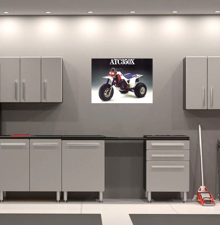 1986 Honda 350X ATC Wall Decal Sticker Removable/Reusable | eBay