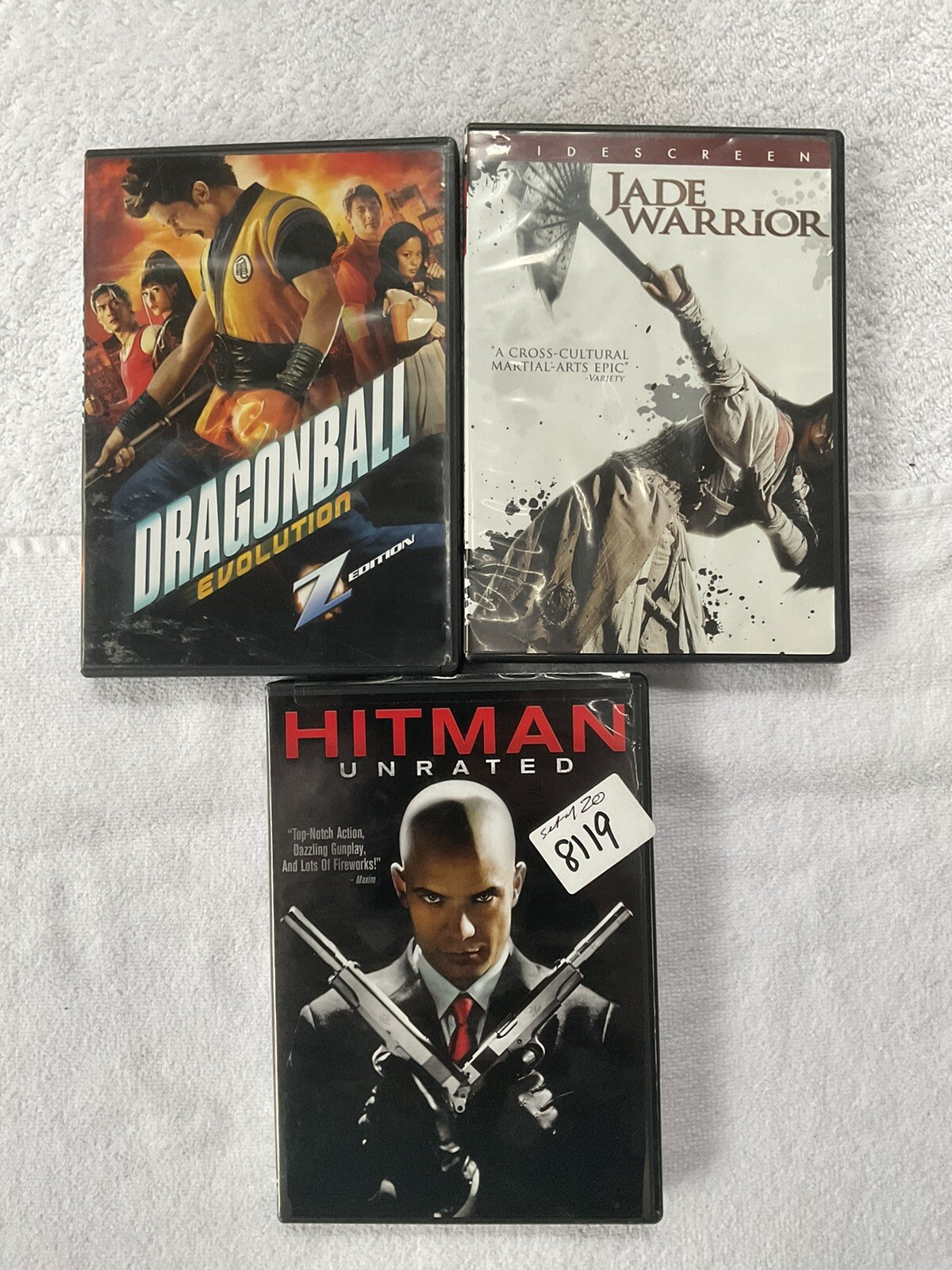 Lot of 3 DVDs Dragonball, Hitman, Jade Warrior | eBay