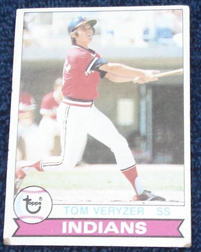 Tom Veryzer, Indians, 1979 #537 Topps VG COND - GREAT COLLECTIBLE CARD ...
