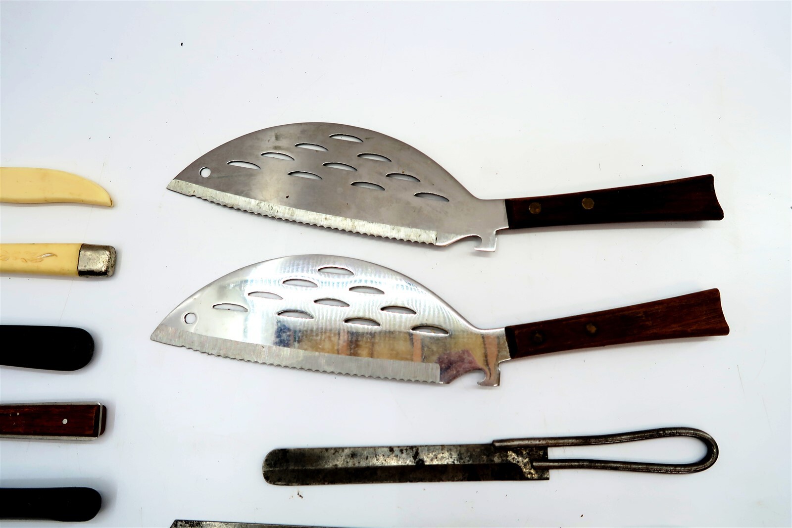 Lot of 21 Vintage Unique Kitchen Knives Knifes ~ Bread, Cheese ...