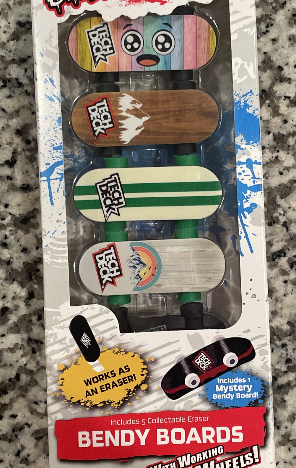 Tech Deck Bendy Boards Rubberized Fingerboards 5 Pack Tiger | eBay