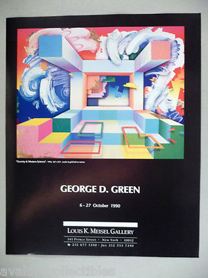 George D. Green Art Gallery Exhibit PRINT AD - 1990 ~~ Country ...
