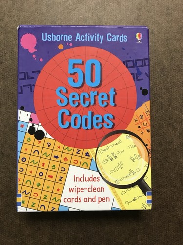 50 Secret Codes, Usborne Activity Cards | eBay