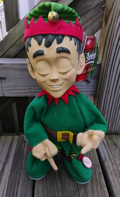 Spencer's Animatronic Christmas Elf Middle Finger Sings Curses Flips ...