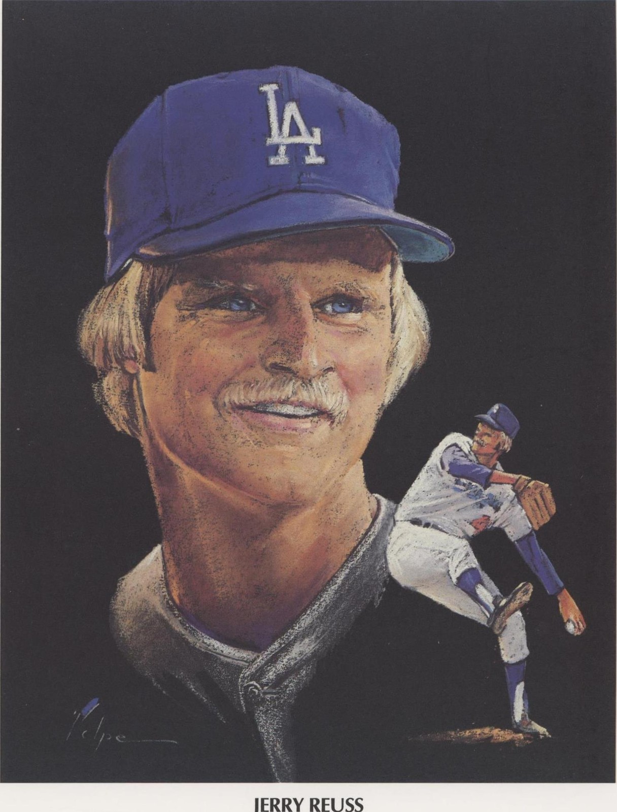 1982 Union Oil Volpe Los Angeles Dodgers - Jerry Reuss for sale online ...