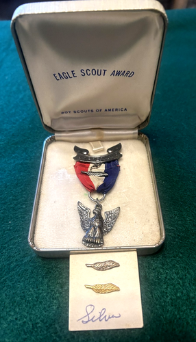 Vintage Distinguished Eagle Scout Award Medal Boy Scout Insignia w/ Case | eBay