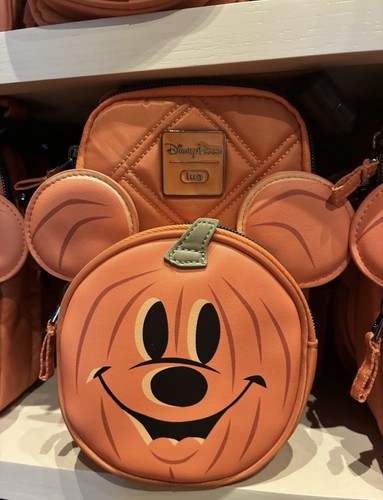 2025 Disney Parks Halloween Mickey Mouse Pumpkin Lug Bag New | eBay