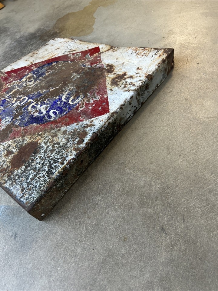 Vintage Original Wells Fargo & Co Express Porcelain Flange Sign | eBay