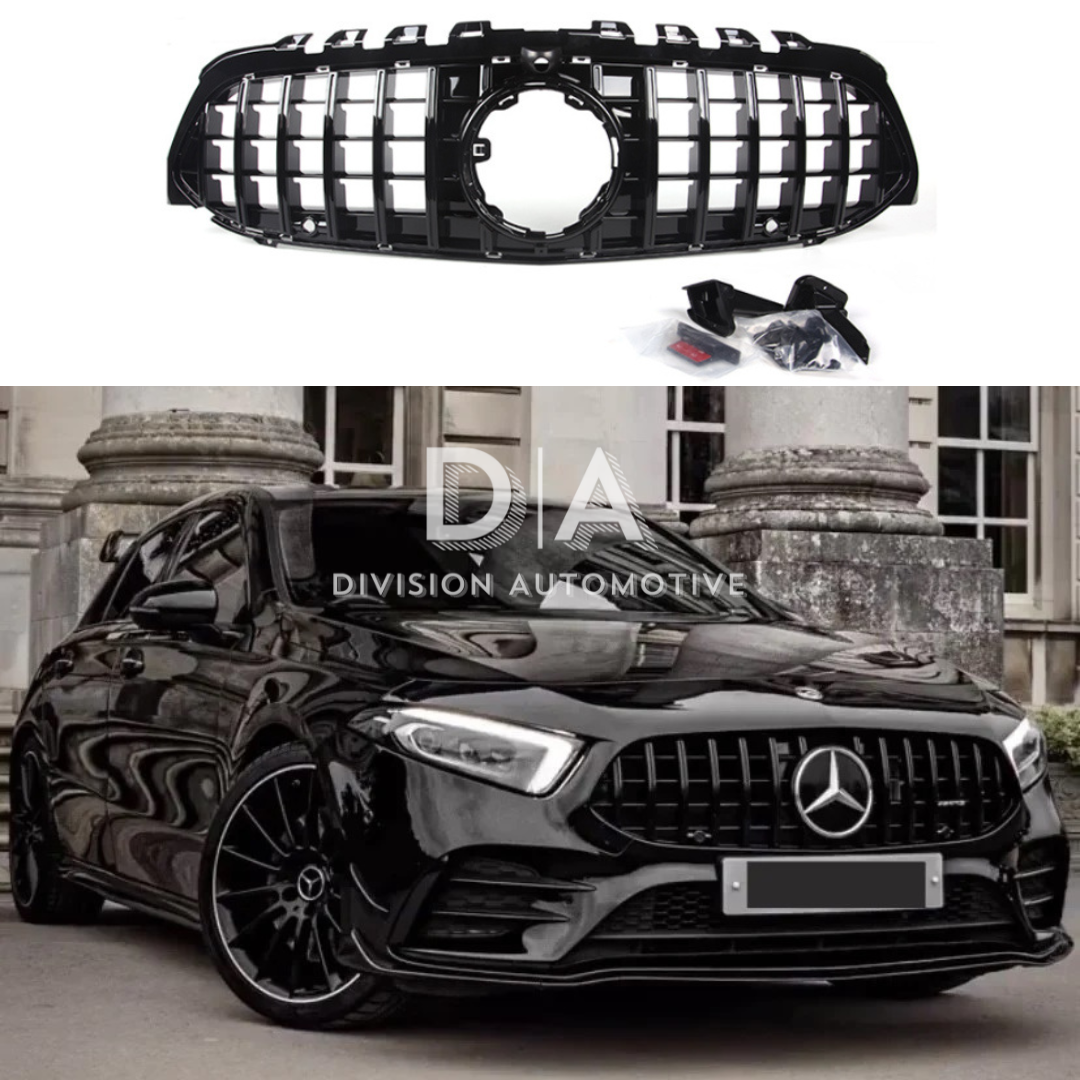 FITS FOR MERCEDES A CLASS W177 2018+ GLOSS BLACK A35 PANAMERICANA GT ...