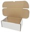 WHITE SHIPPING CARDBOARD BOXES POSTAL MAILING GIFT PACKET SMALL PARCEL ...